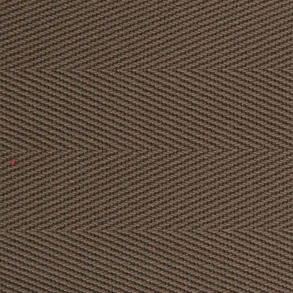 Cotton Herringbone - Rhino Brown C17