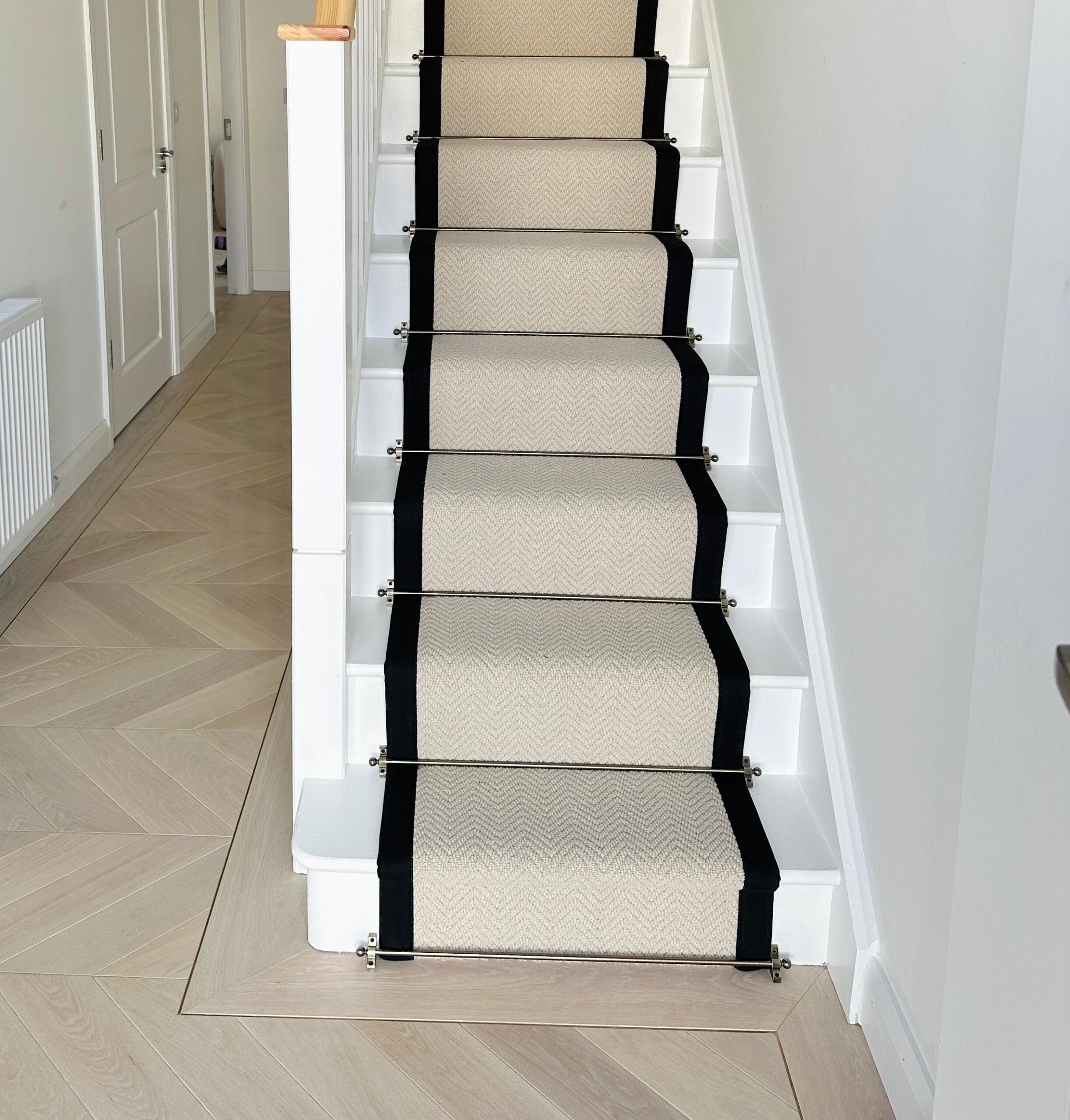 Why Herringbone Carpet is Perfect for Your Stairs | Matt Britton
